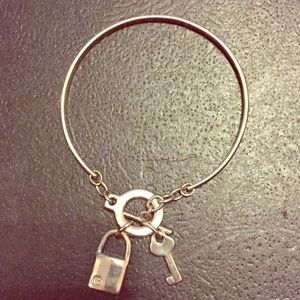 Guess | Jewelry | Guess Lock And Key Bangle | Poshmark