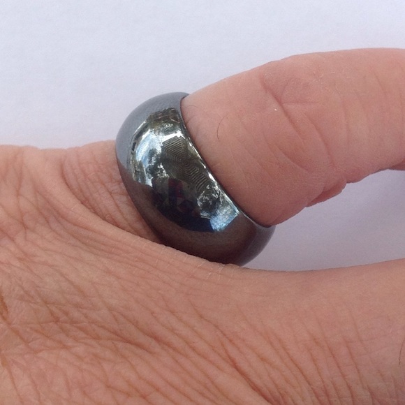 Jewelry | Natural Hematite Gemstone Ring | Poshmark