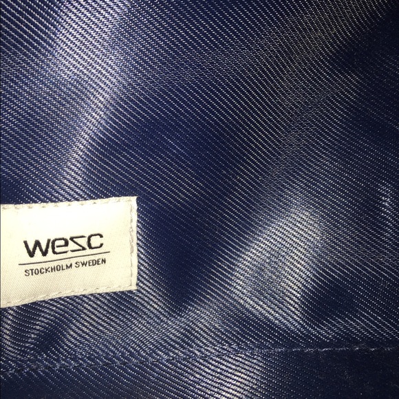 Wesc | Bags | Wesc Navy Blue Back Pack New With Tags | Poshmark