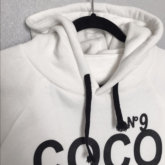 Sweaters | White Coco Hoodie | Poshmark