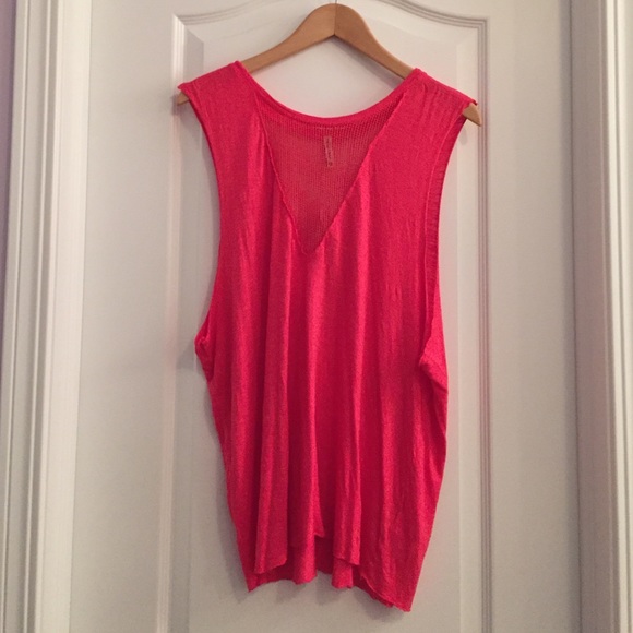 LF | Tops | Lf Emma Sam Mesh Deep V Tank | Poshmark