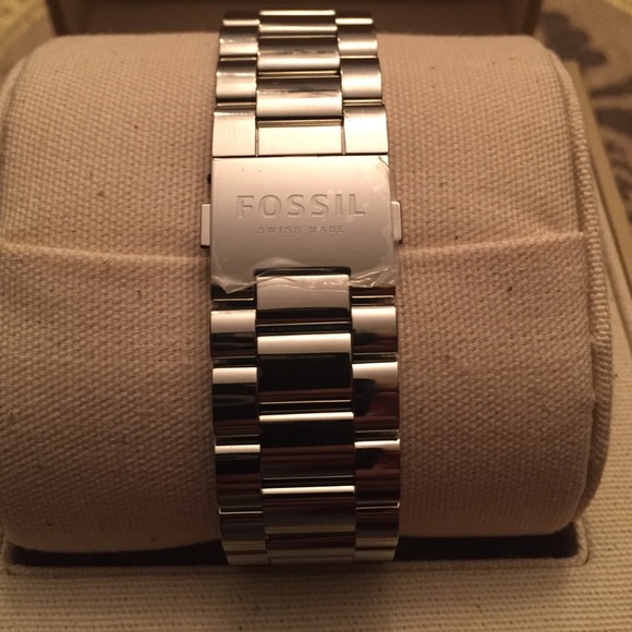 Fossil | Accessories | Swiss Made Chronograph Stainless Steel Watch ...