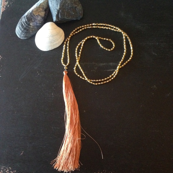 Jewelry | Cinnamon Silk Temple Tassel | Poshmark
