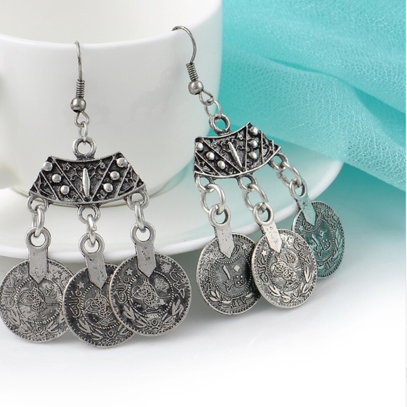 Jewelry | Boho Gypsy Coin Earrings | Poshmark