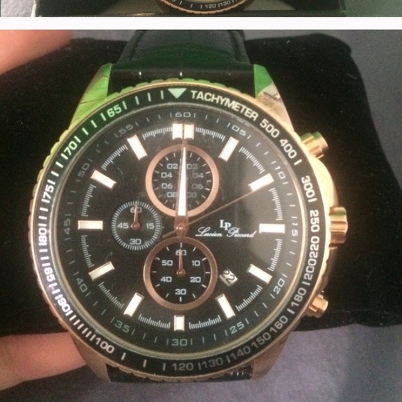 Michael Kors | Accessories | New Lucien Piccard Watch Gold W Leather ...