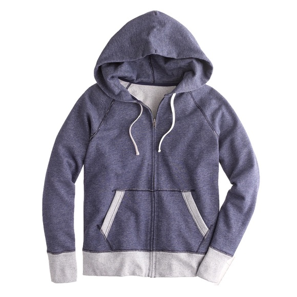 J. Crew | Tops | Jcrew Weekend Zip Hoodie | Poshmark