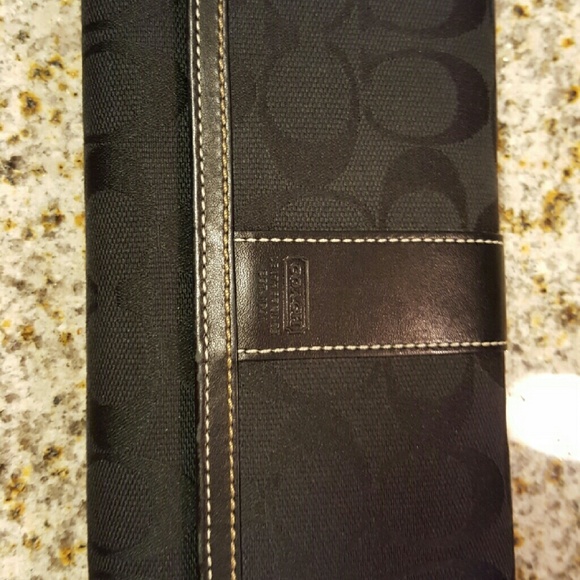 Coach | Bags | Coach Check Book Wallet | Poshmark