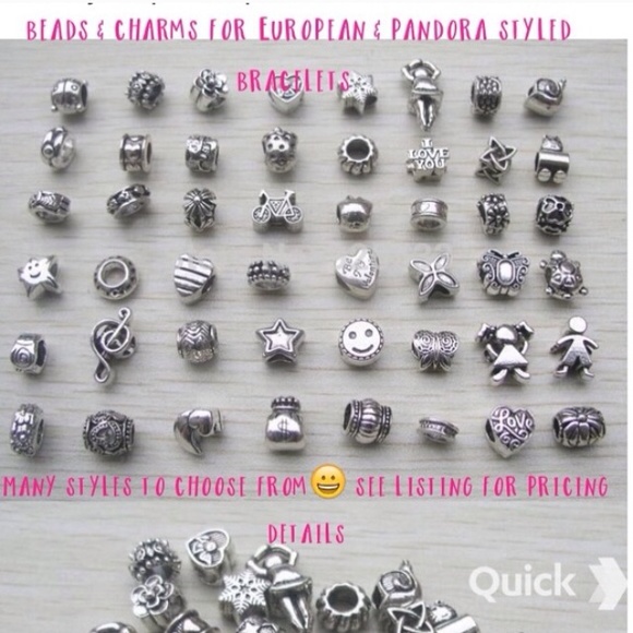 Jewelry | European Bead Charm Fits Pandora Bracelet | Poshmark