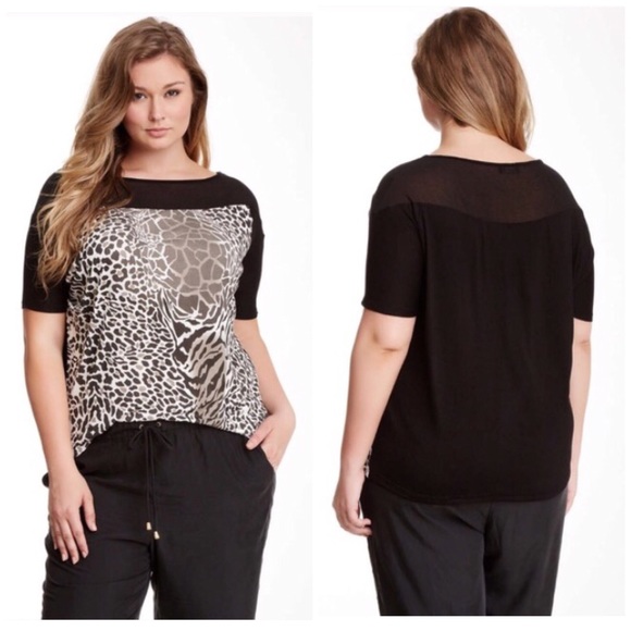 Vanilla Sugar | Tops | Cayley Animal Print Sheer Back Top | Poshmark