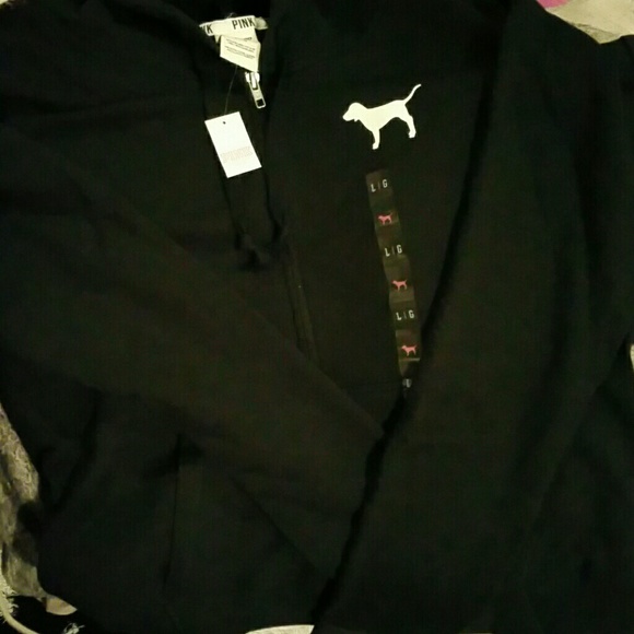 PINK Victoria's Secret | Tops | Htf Rare Pink Tropical Hoodie | Poshmark