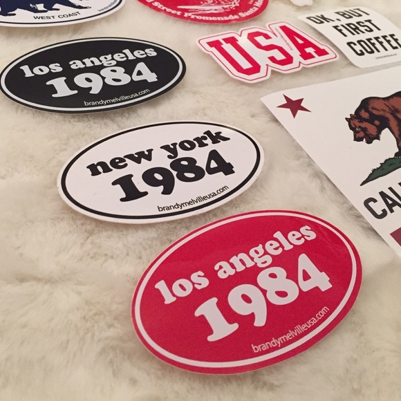 Brandy Melville | Other | Huge Brandy Sticker Pack | Poshmark
