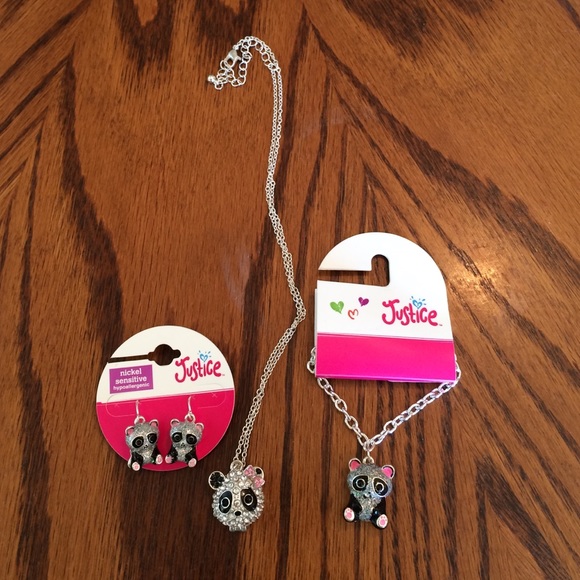 Justice | Jewelry | Justice Earrings Necklace And Bracelet | Poshmark