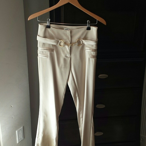 Cache | Pants & Jumpsuits | Cache Fancy Pants Wdecorative Belt | Poshmark
