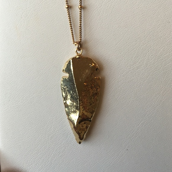 Jewelry | Gold Arrowhead Necklace | Poshmark