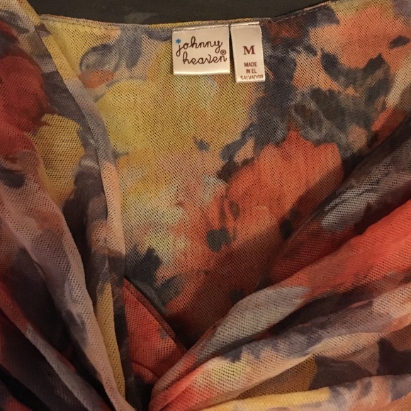 Johnny Heaven | Tops | Jonny Heaven Mesh Top | Poshmark