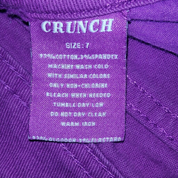 Crunch | Shorts | Crunch Purple Short Shorts | Poshmark