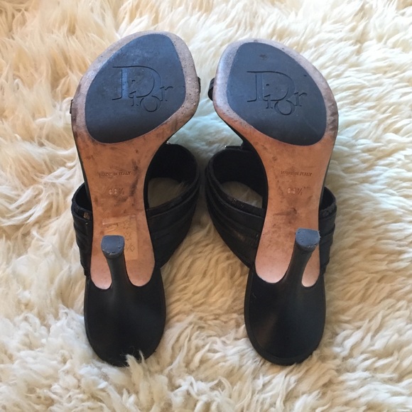 Dior | Shoes | Authentic Christian Dior Black Heels | Poshmark