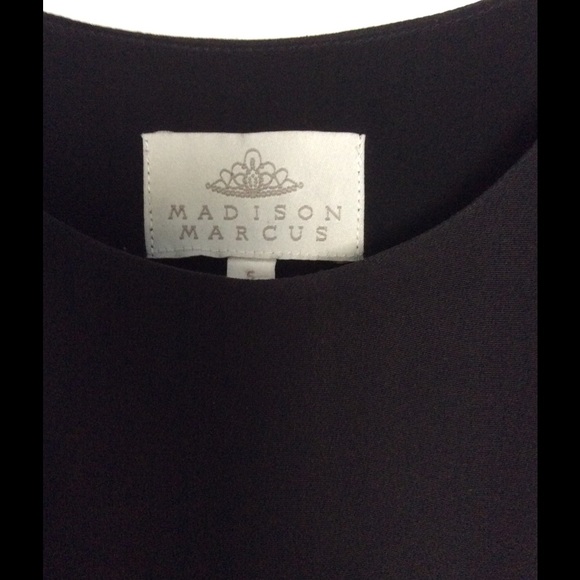 Madison Marcus | Dresses | Marcus Madison Feather Fringe Little Black ...