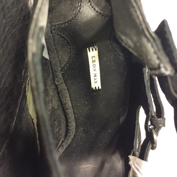 Leon Max | Shoes | Leon Max Black Heels 75 | Poshmark