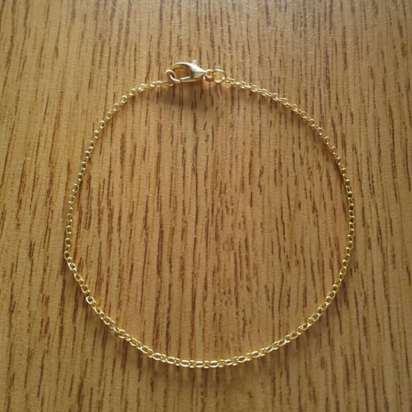 Jewelry | 8 Inch 18k Gold Plated Chain Bracelet | Poshmark