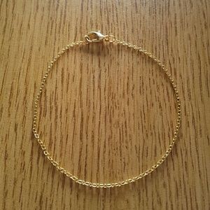 Jewelry | 8 Inch 18k Gold Plated Chain Bracelet | Poshmark