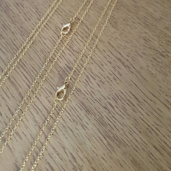Jewelry | 18 Inch 18k Gold Plated Chain Necklace Diy | Poshmark