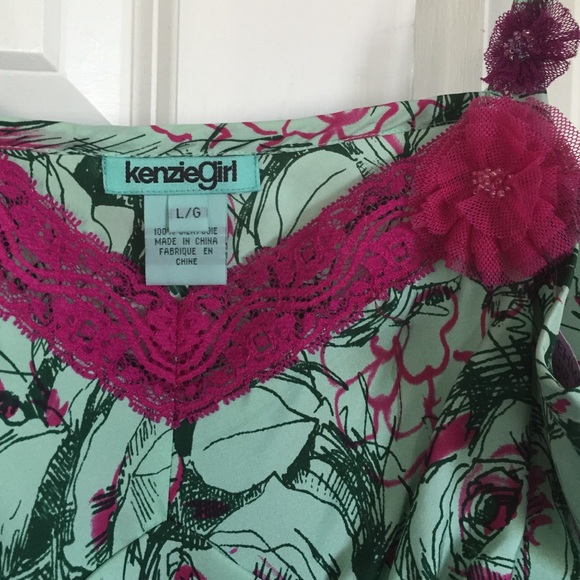 kenzie | Tops | Nwt Kenzie Girl Colorful Silk Tank | Poshmark