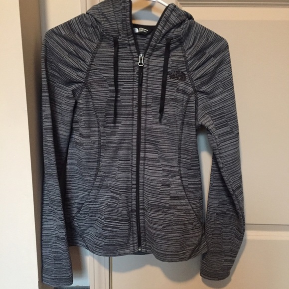 Gray And Black Sip Up North Face Jacket - Gem