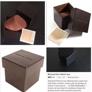 Michael Kors | Bags | Authentic Michael Kors Watch Box | Poshmark