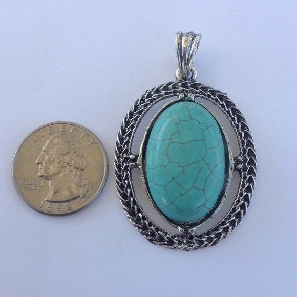 Jewelry | Antique Vintage Turquoise Pendant | Poshmark