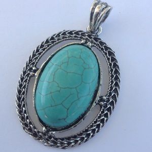 Jewelry | Antique Vintage Turquoise Pendant | Poshmark