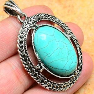 Jewelry | Antique Vintage Turquoise Pendant | Poshmark