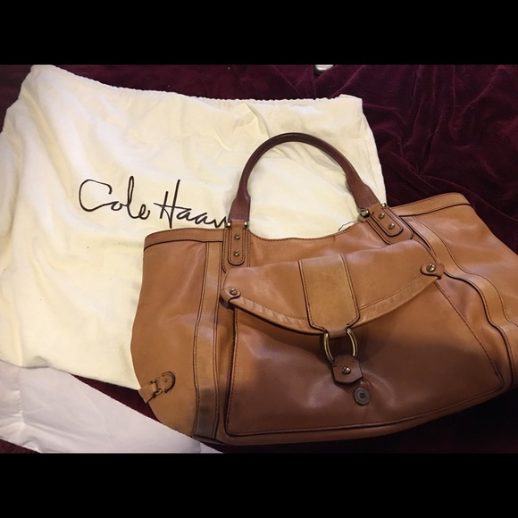 Cole Haan | Bags | Cole Haan Leather Tote | Poshmark