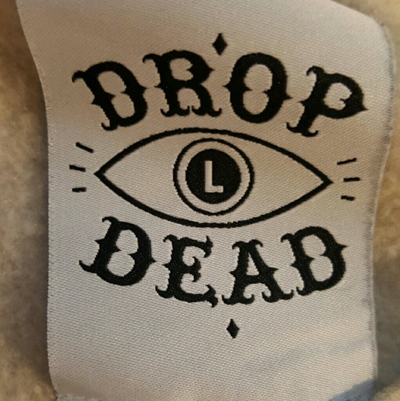 Drop Dead | Tops | Rare Drop Dead Tripster Sweater In Beige | Poshmark