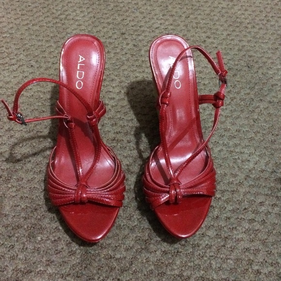 Aldo Platform Wedge Sandals - Gem