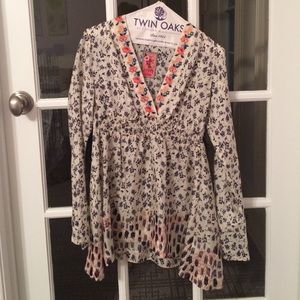 Johnny Was | Tops | Johnny Was Floral Print V Neck Top | Poshmark