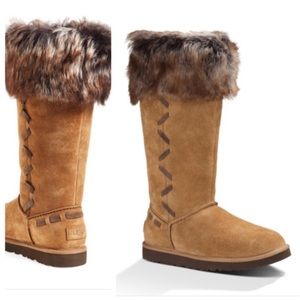 UGG | Shoes | Ugg Authentic Rosana Tall Boots Sz 5 New | Poshmark