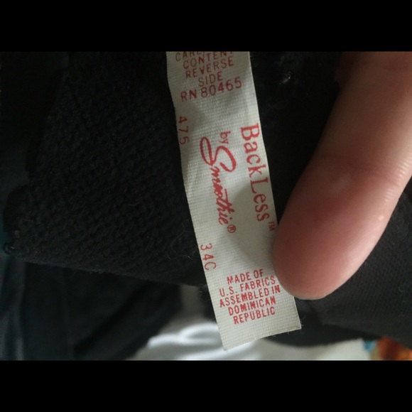 Vintage | Intimates & Sleepwear | Vintage Black Bustier Strapless Low ...