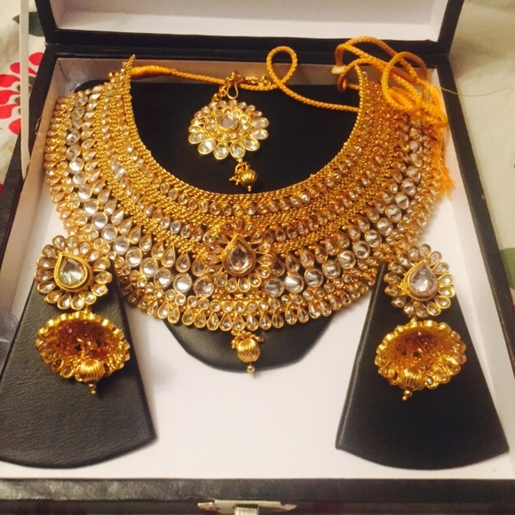 Jewelry | Golden Indianpakistani Bridal Set | Poshmark