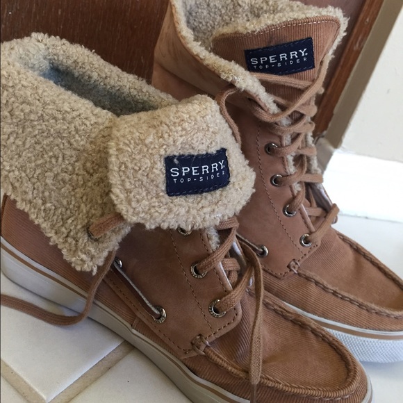 Sperry | Shoes | Faux Fur Sperry Boots | Poshmark