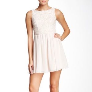 Speechless | Dresses | Speechless Sleeveless Lace Bodice Skater Dress ...