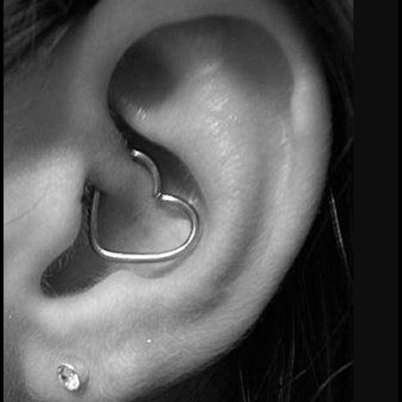 Jewelry | Cartilage Piercing Stainless Steel Heart Ring | Poshmark