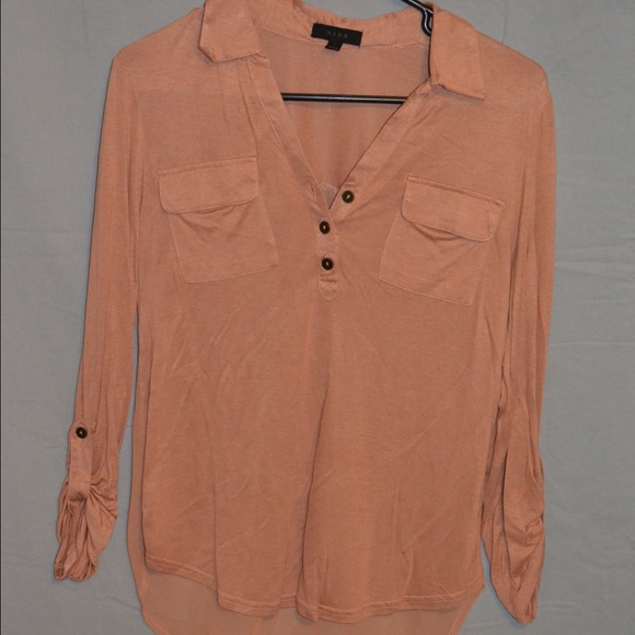 Tops | Clay Colored Blouse | Poshmark
