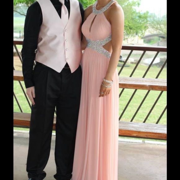 Dresses | Open Back Prom Dress Worn Only For Pictures | Poshmark