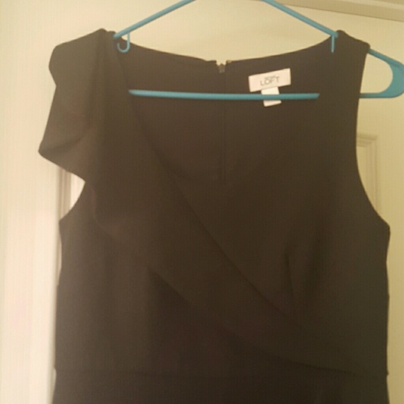 Ann Taylor | Dresses | Black Ann Taylor Loft Dress | Poshmark