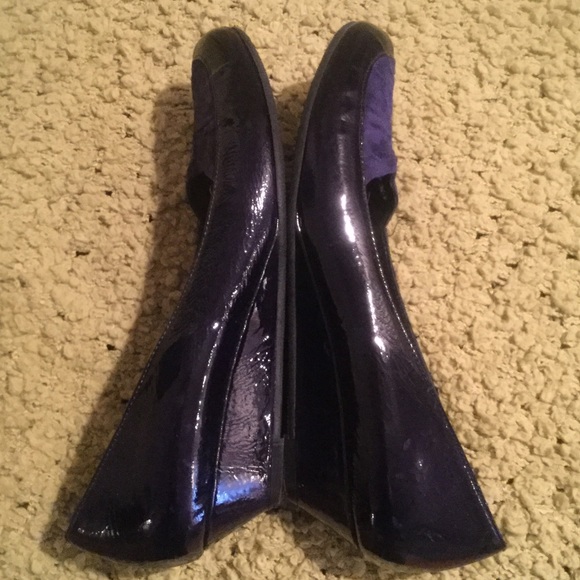 Butter Shoes | Shoes | Butter Made In Italy Navy Wedge Loafers 37 7 75 ...