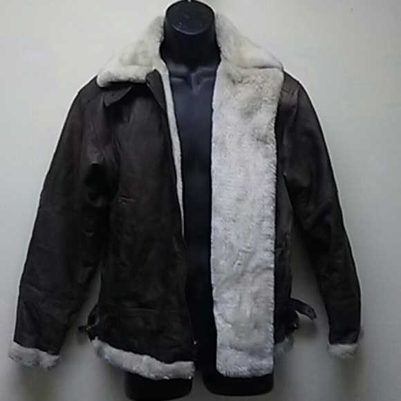 Leather Limited | Jackets & Coats | Genuine Vintage Brown Pc Leather ...