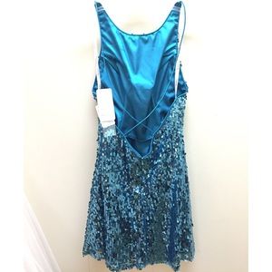Dresses | Turquoise Sequin Hannah Party Dress | Poshmark