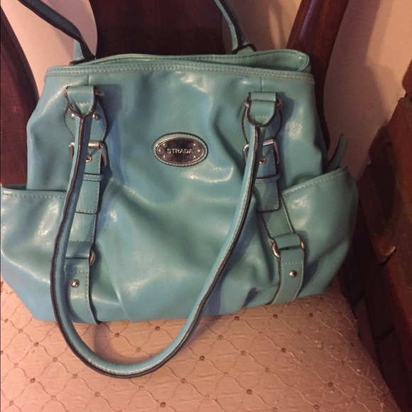 Strada | Bags | Strada Blue Handbag | Poshmark