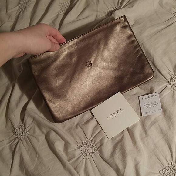 Loewe Madrid Makeup Bag Or Clutch - Gem